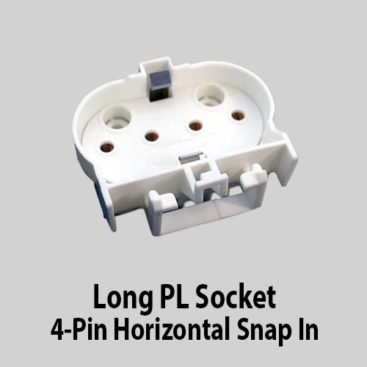 Long PL Socket 4-Pin Horizontal Screw On - America Light